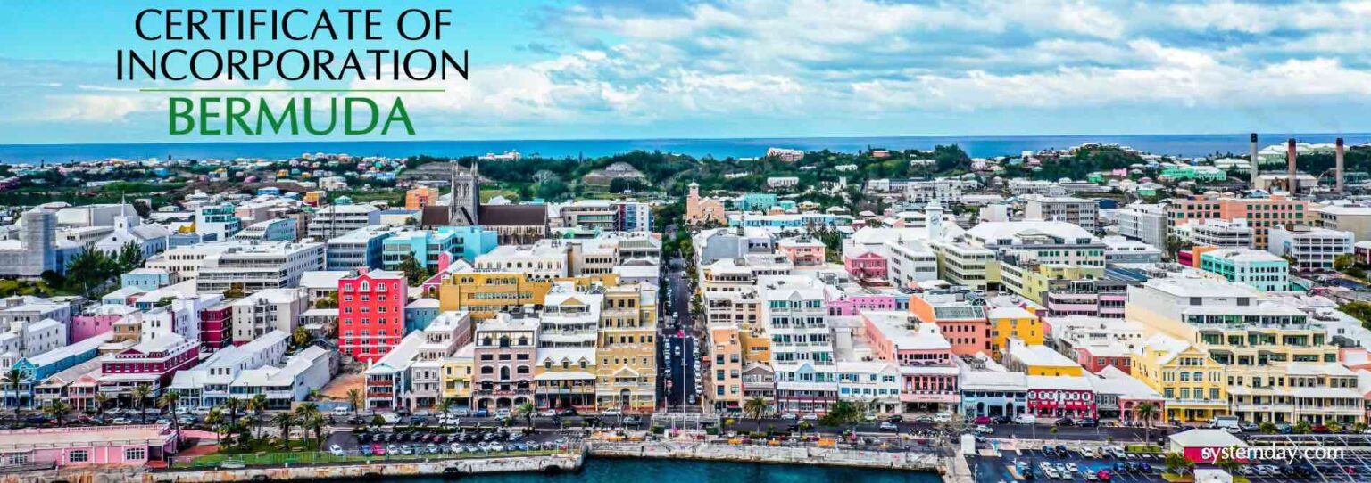 Bermuda Certificate of Incorporation