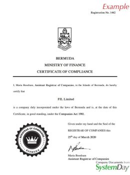 Bermuda Company Documents