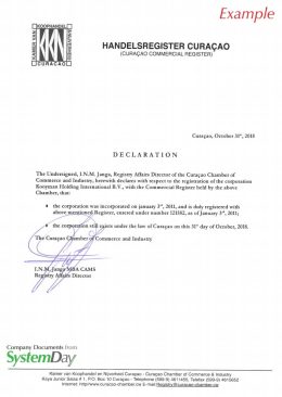 Curaçao Company Documents
