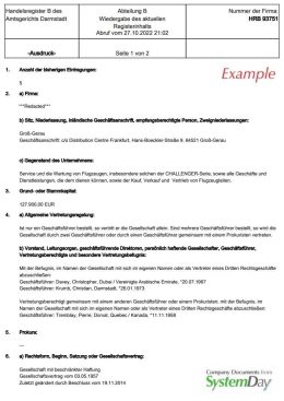 Germany Company Documents